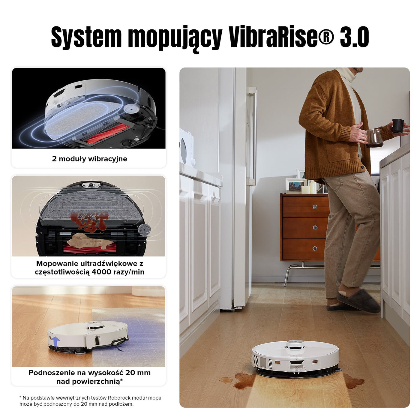 Roborock S8 MaxV Ultra z RockDock® Ultra 8 w 1 robot sprzątający | Oficjalny sklep Roborock w Polsce